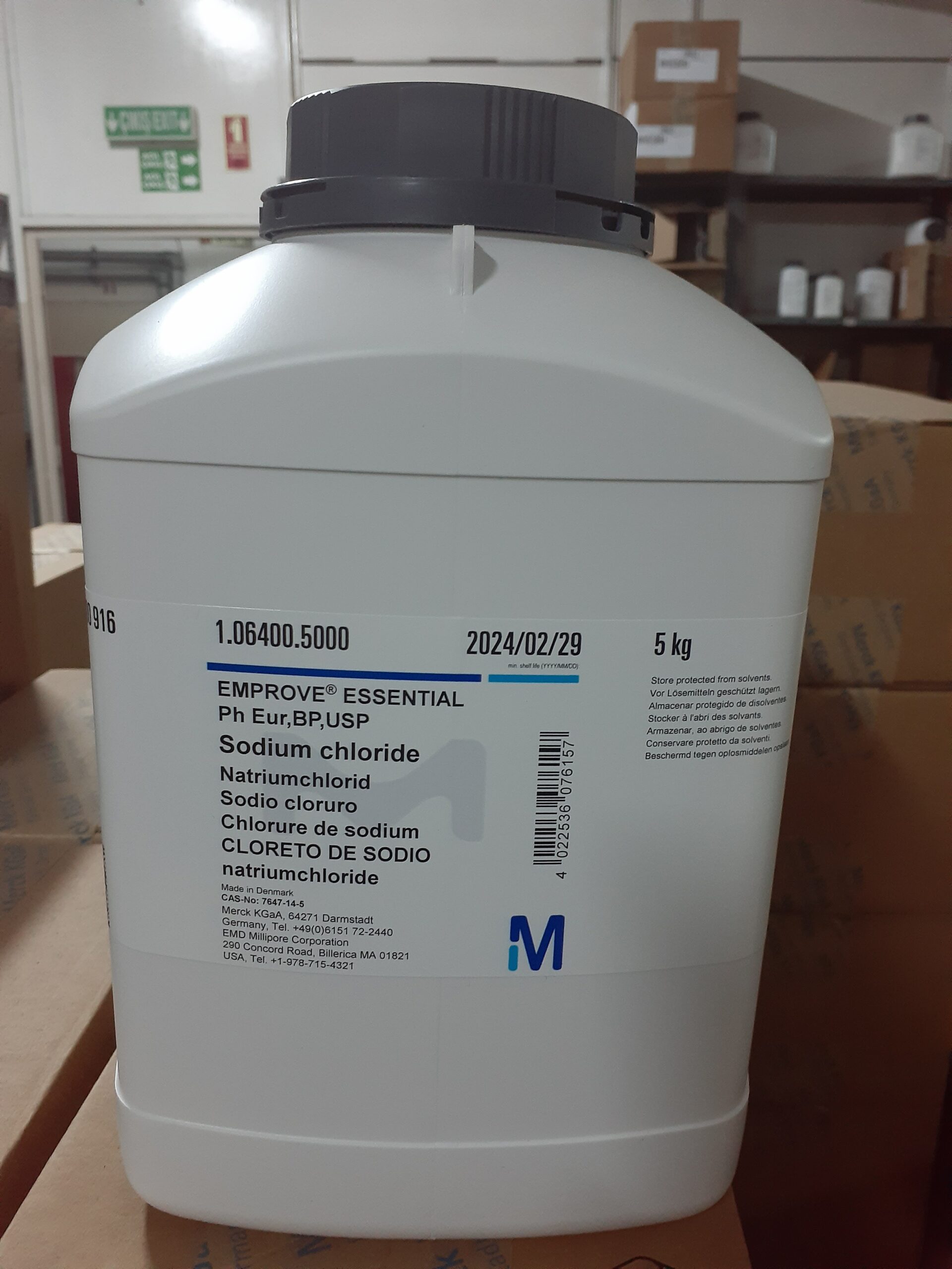 1.06400.5000 Sodium Chloride Merck