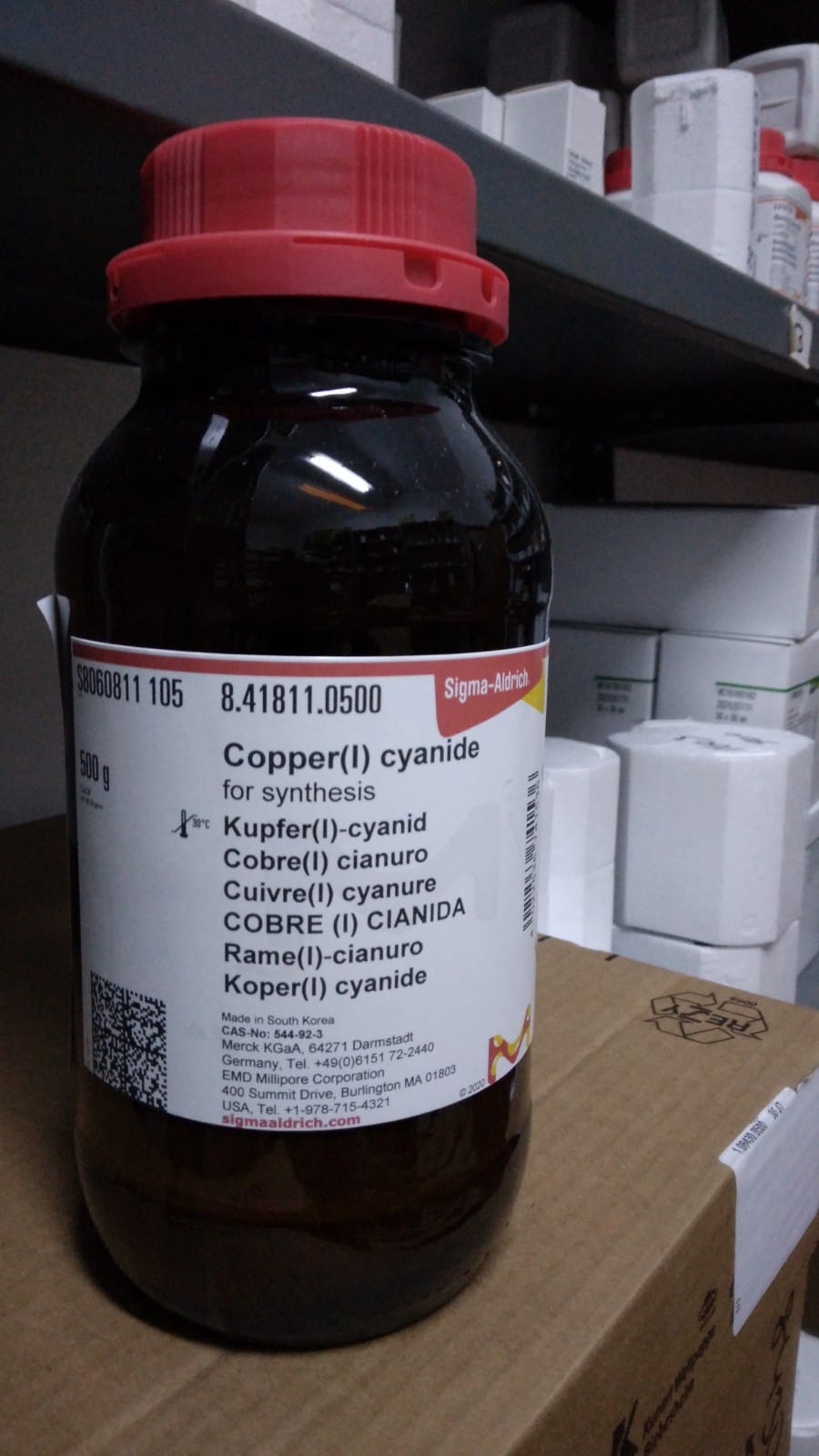 8.41811.0500 COPPER(I) CYANİDE MERCK