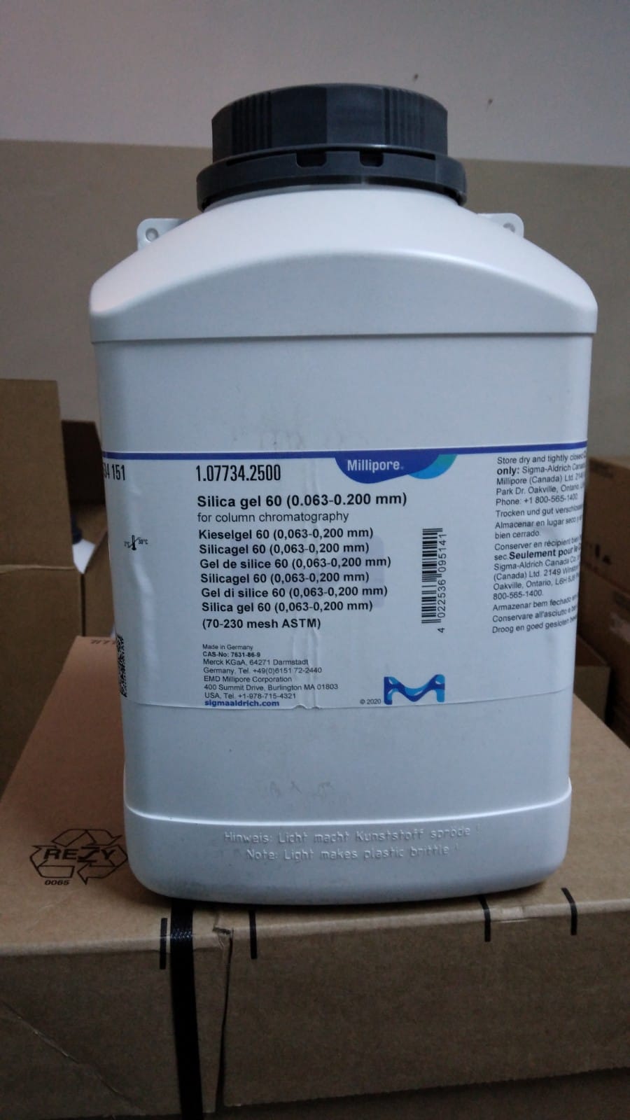 1.07734.2500 SILICA GEL MERCK