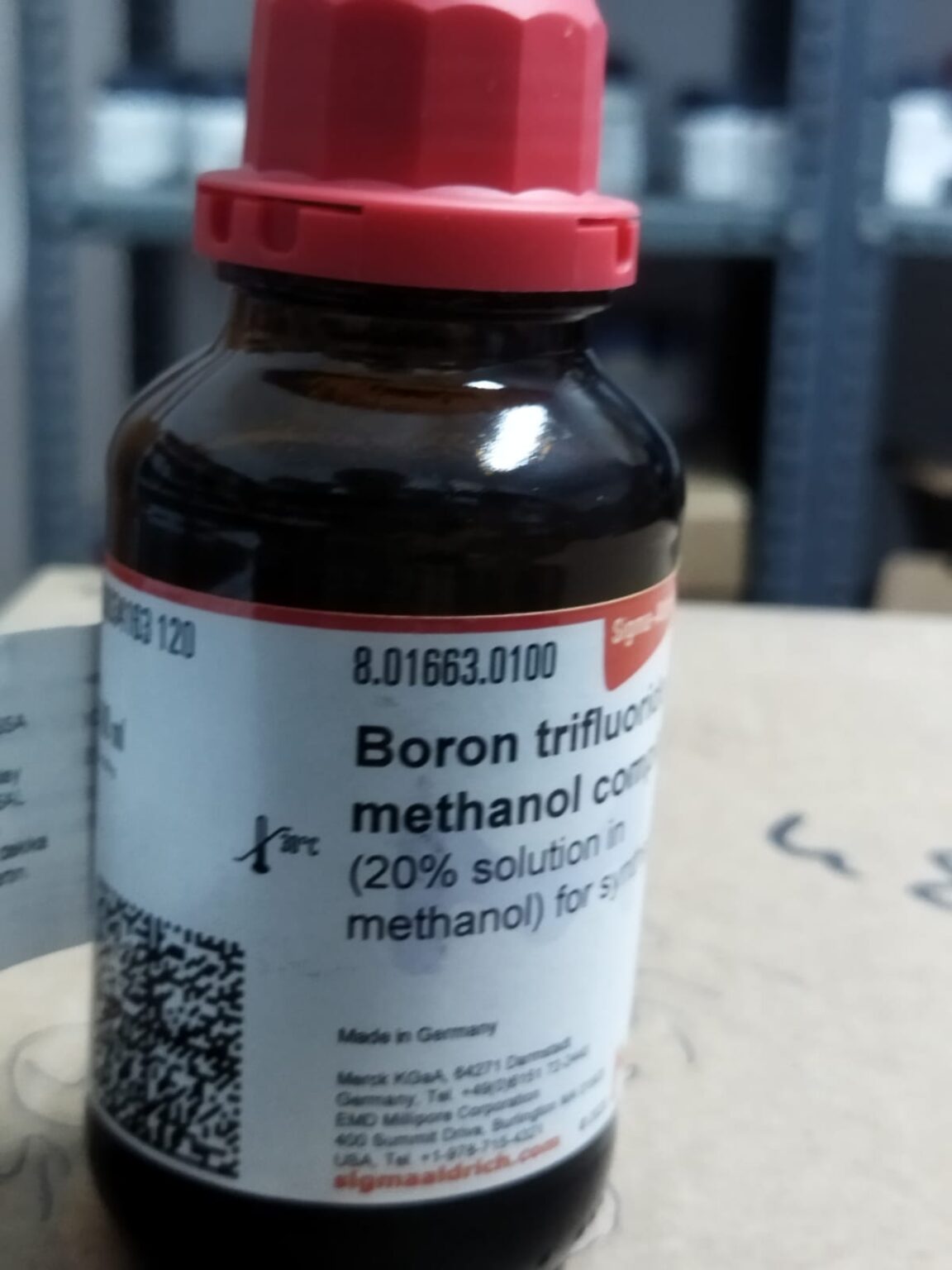 8.01663.0100 Boron trifluoride-methanol complex merck