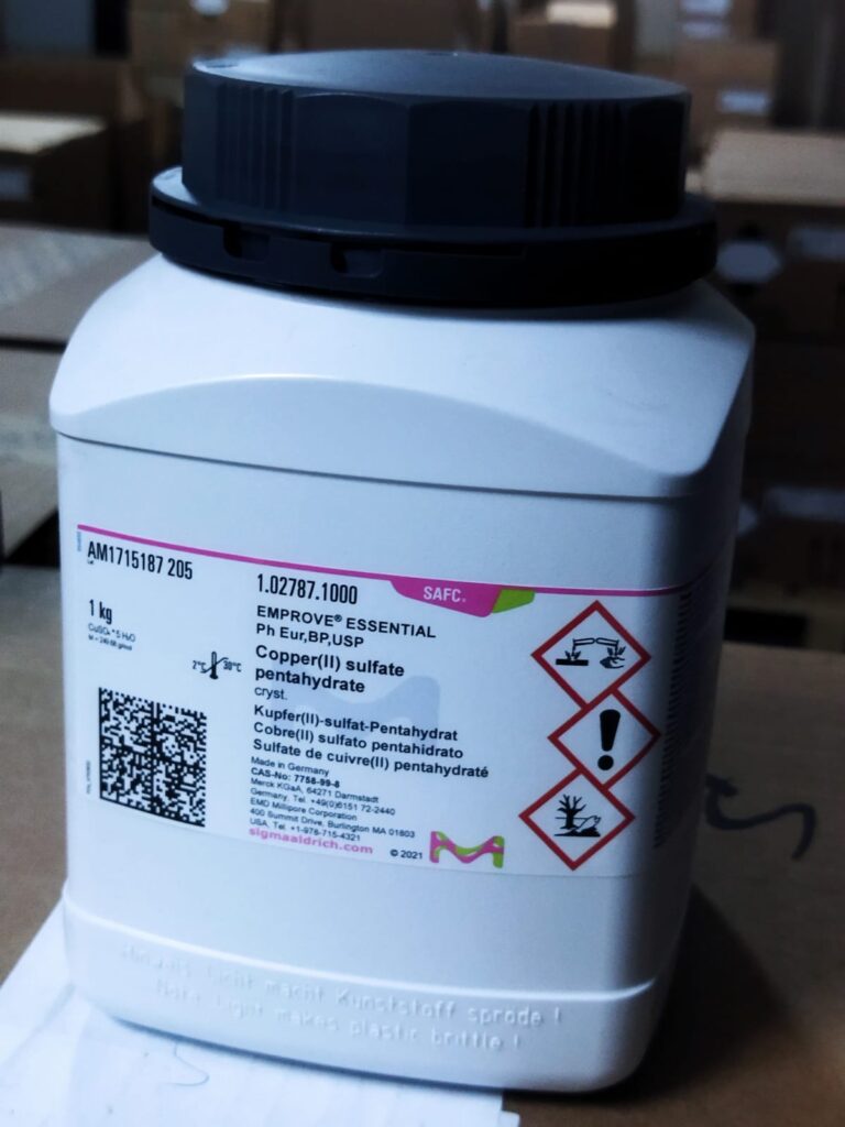 1.02787.1000 COPPER(ll) SULFATE PENTAHYDRATE MERCK